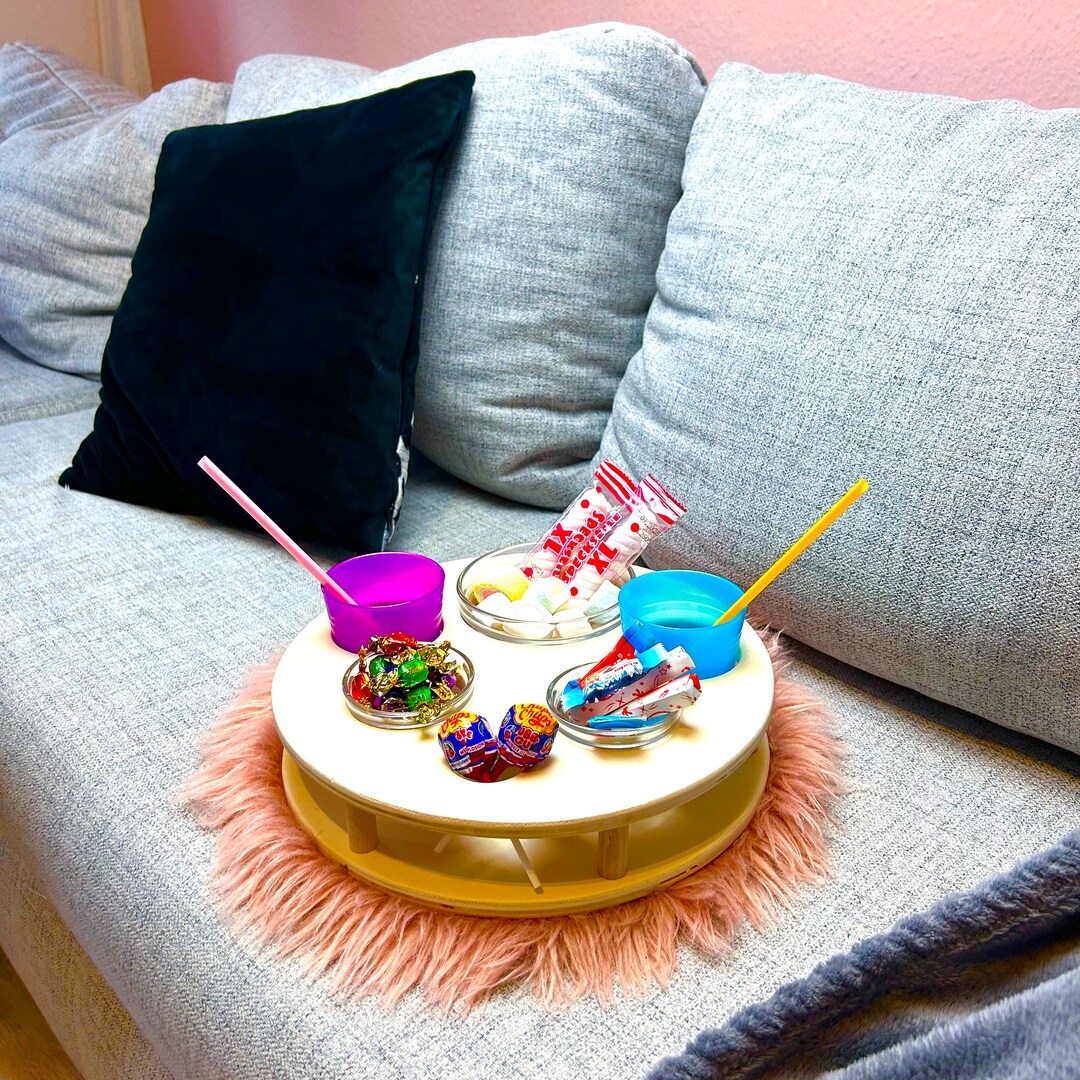 Couch Butler for Kids Round L Snack Set Nachobar Couch Bar Snack Bar ...