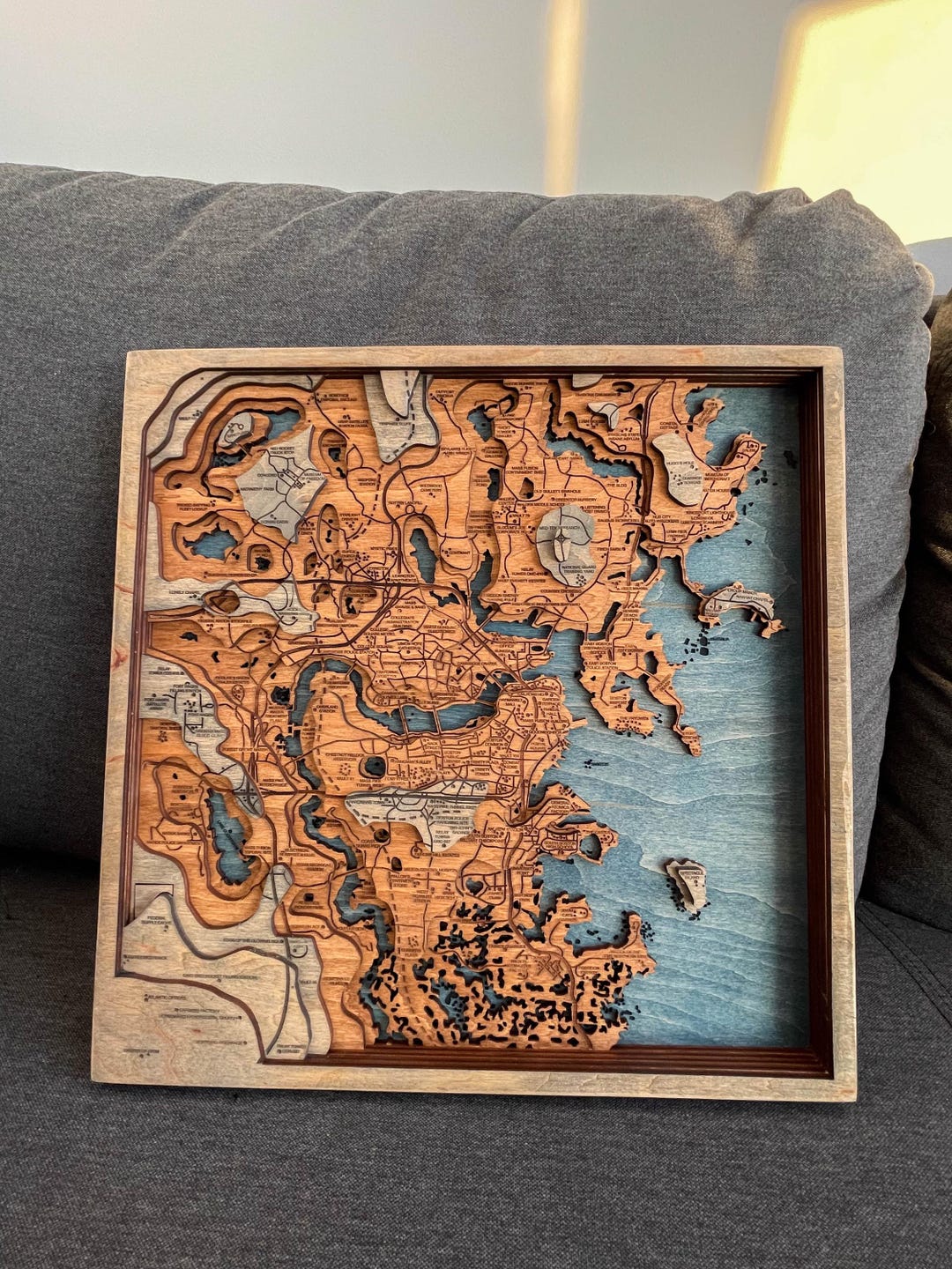 Fallout 4 Wooden Map, Laser Engraved Vault Wall Art, Gamer Gift for Dad ...