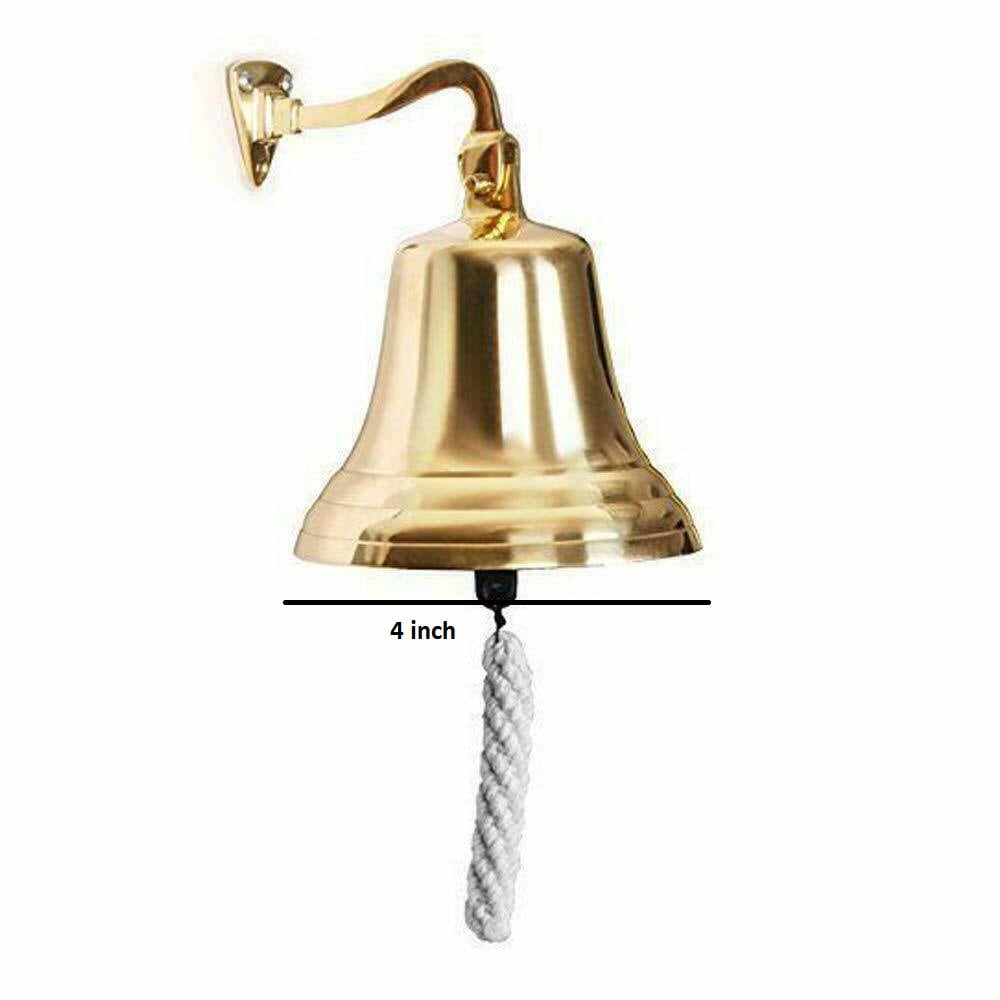 Personalized Ship Bell Vintage Wall Décor, Engraved Bell Nautical Navy ...