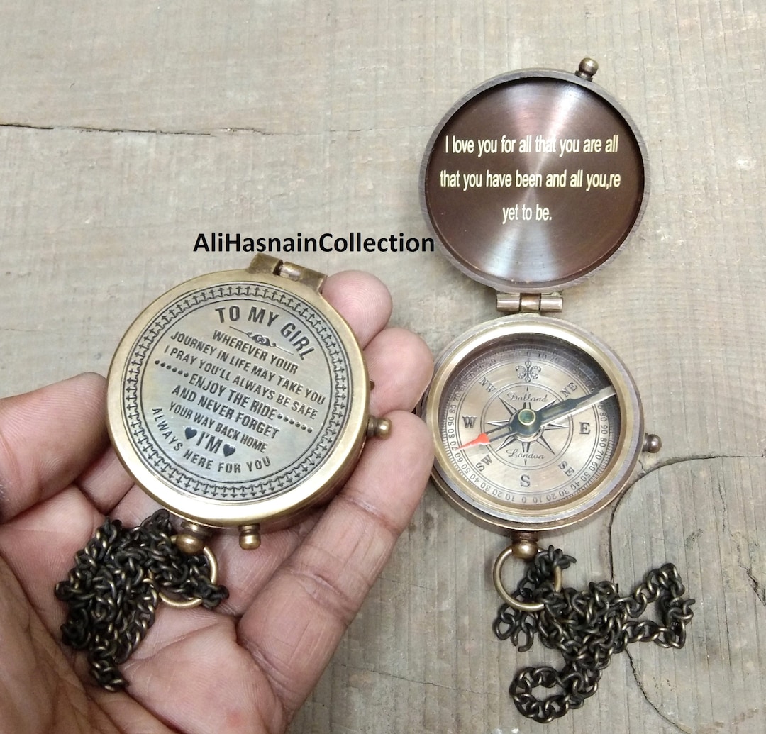 To My Daughter Personalized Compass, Gift for Daughter From Dad, Gift ...