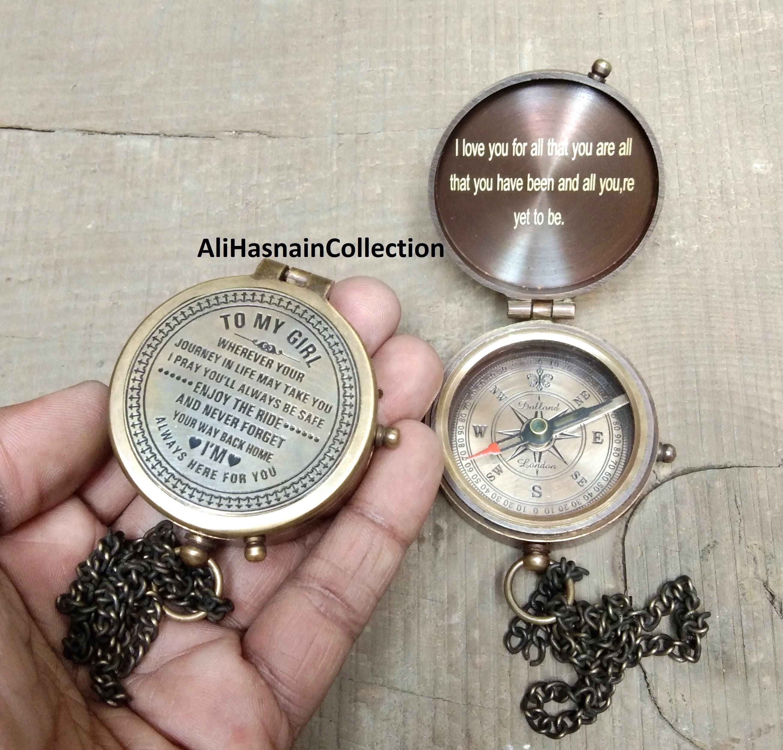 Personalized Compass Engraved Compass T For Son T For Etsy