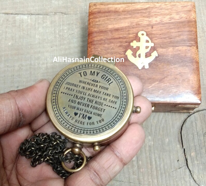 To My Daughter Personalized Compass, Gift for Daughter From Dad, Gift ...