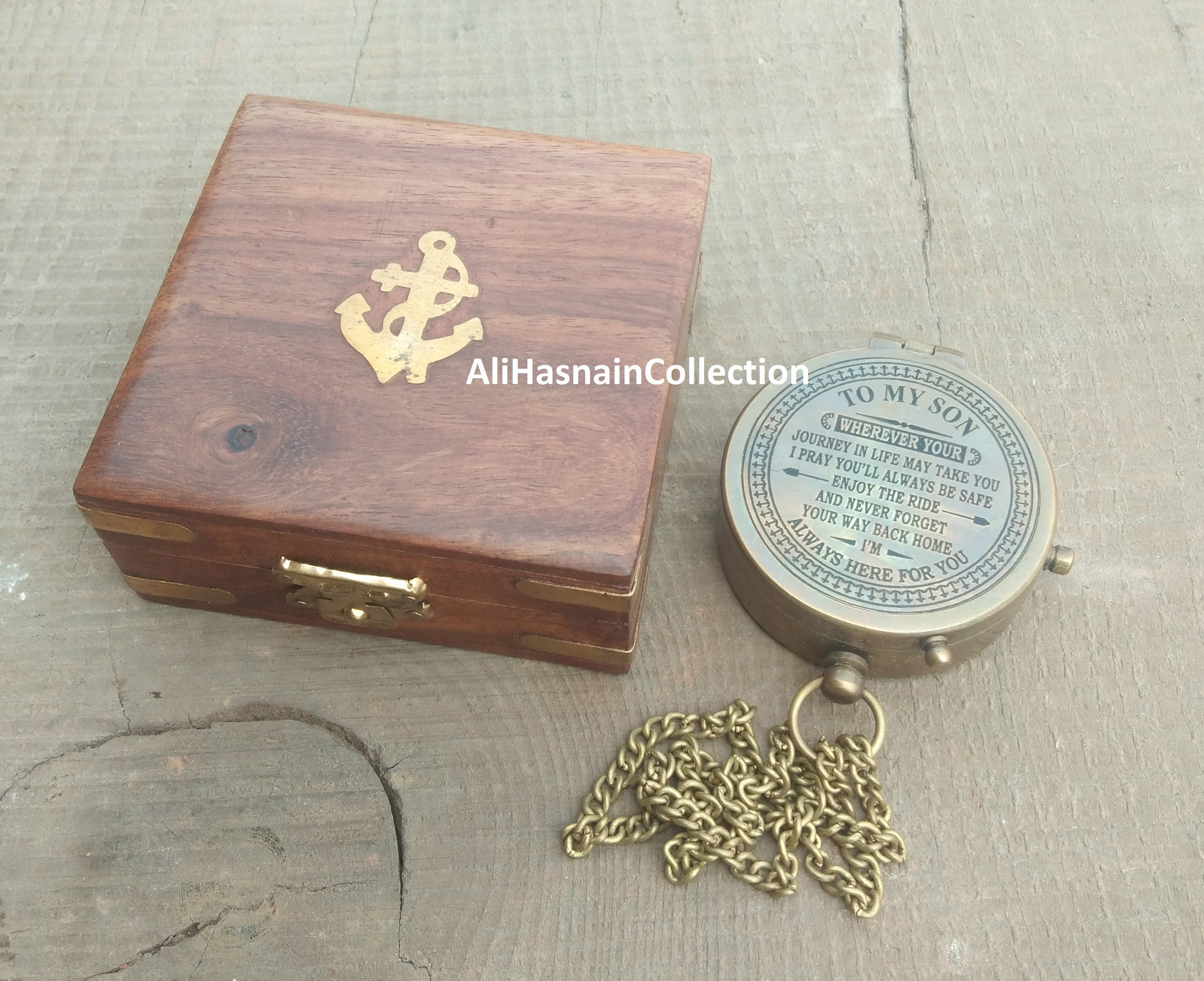 To My Son Personalized Compass My Son Son From Dad Gift for - Etsy