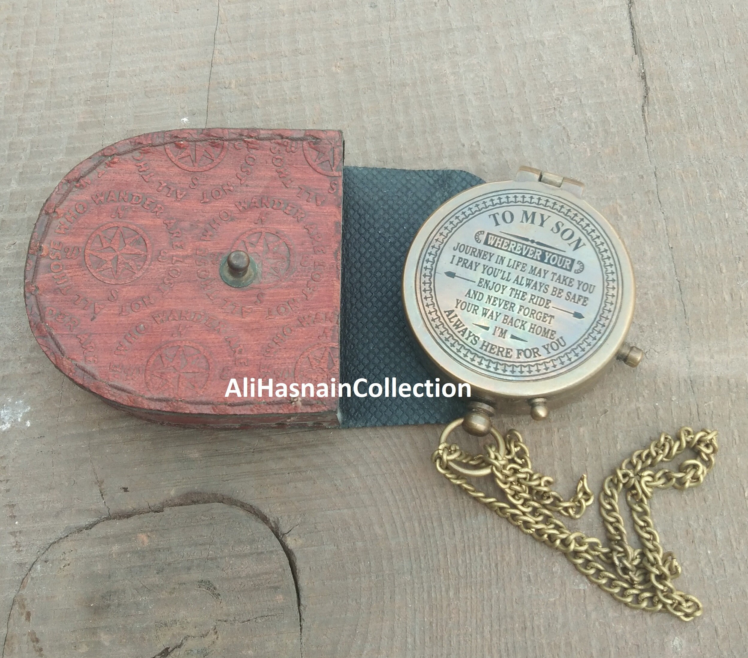 To My Son Personalized Compass My Son Son from Dad Gift for | Etsy