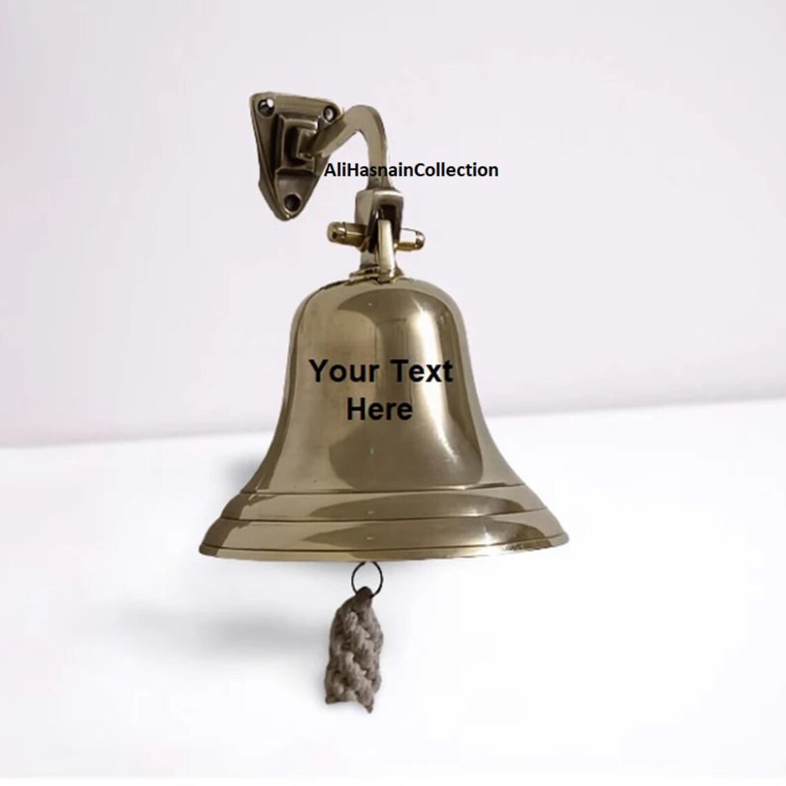 Personalized Ship Bell Vintage Wall Décor, Engraved Bell Nautical Navy ...