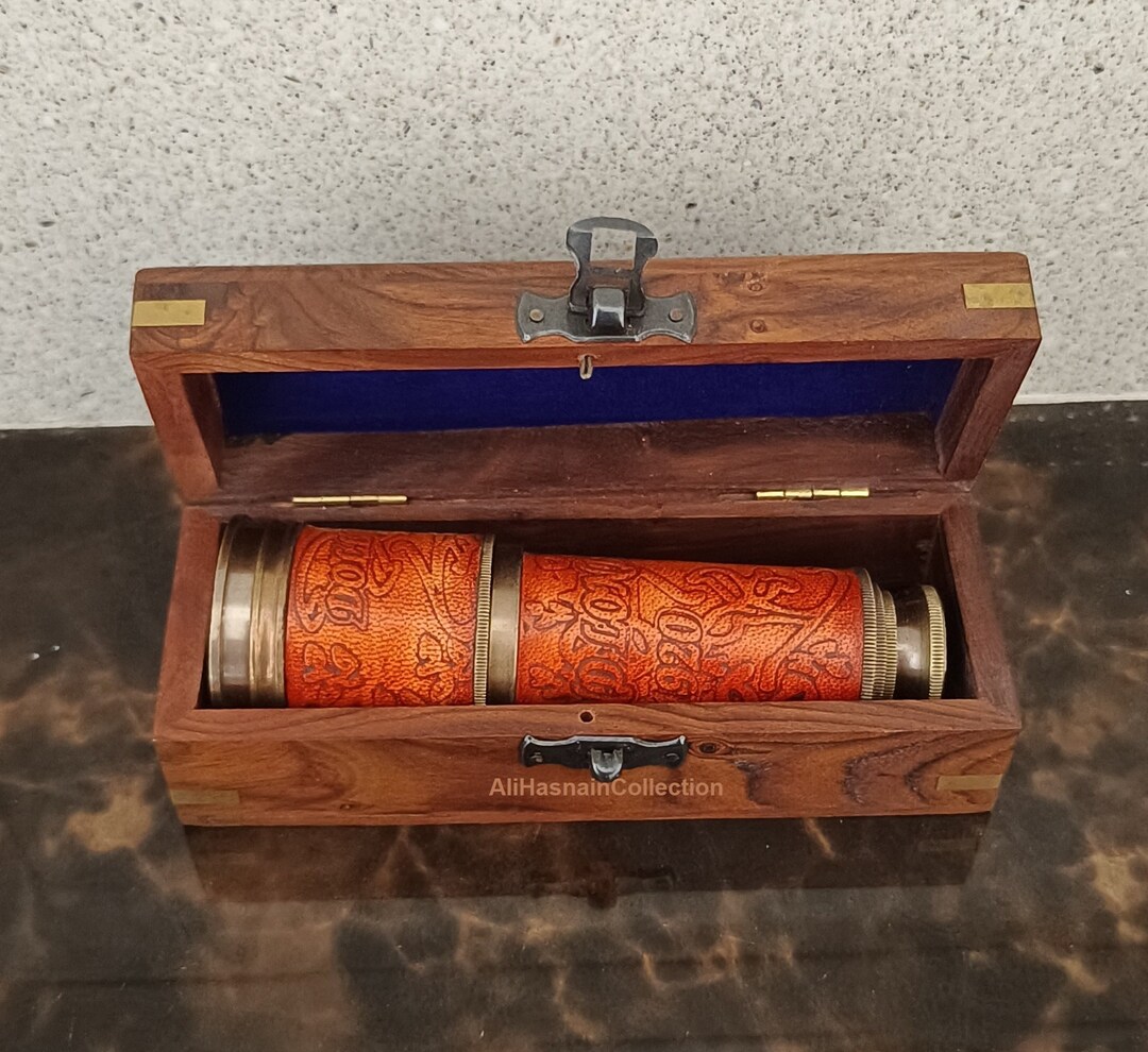 Personalized Handmade Working Telescope, Engraved Spyglass Telescope ...