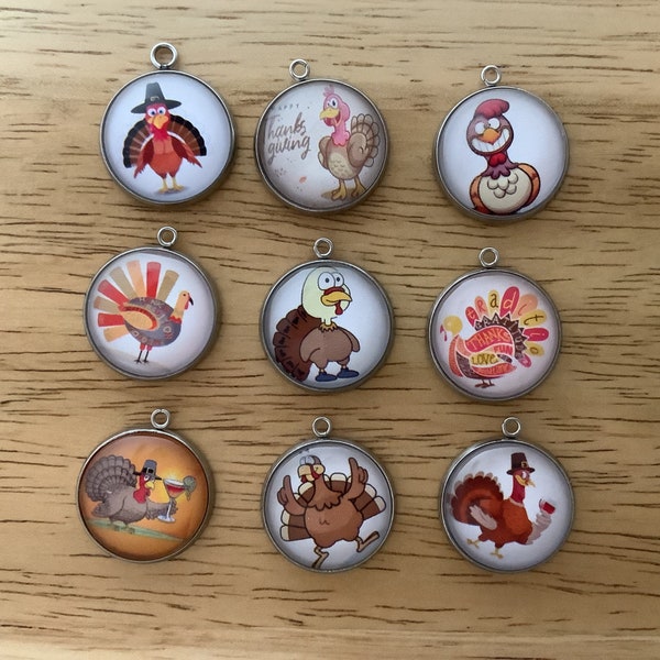 Thanksgiving Charms - Etsy