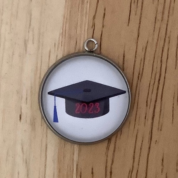 Graduation Cap Charm - Etsy
