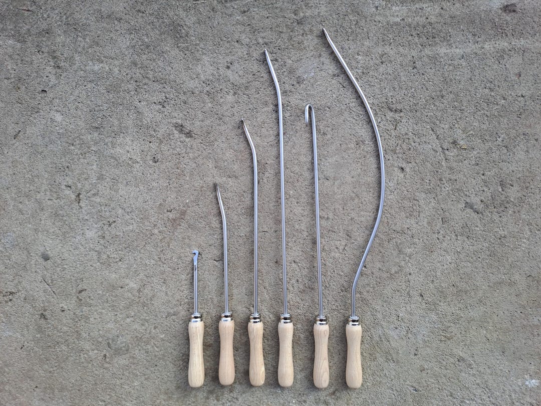 Flocking Irons / Saddle Fitting Tools - a Set of 6 (straight) - Etsy