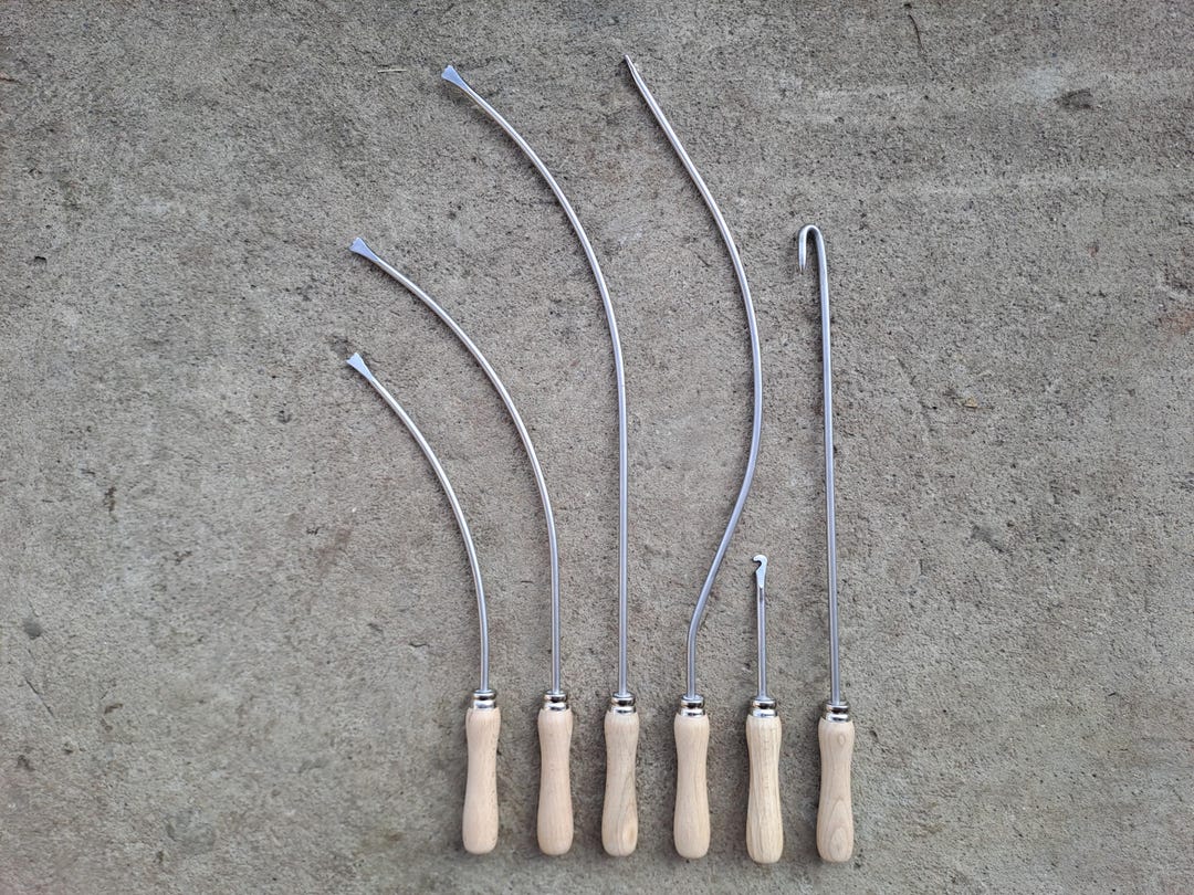 Flocking Irons / Saddle Fitting Tools - a Set of 6 (curved) - Etsy