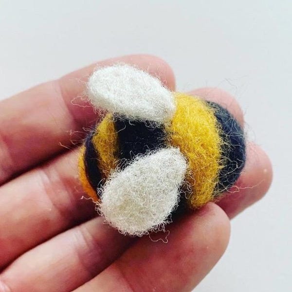 Felted Bee - Etsy