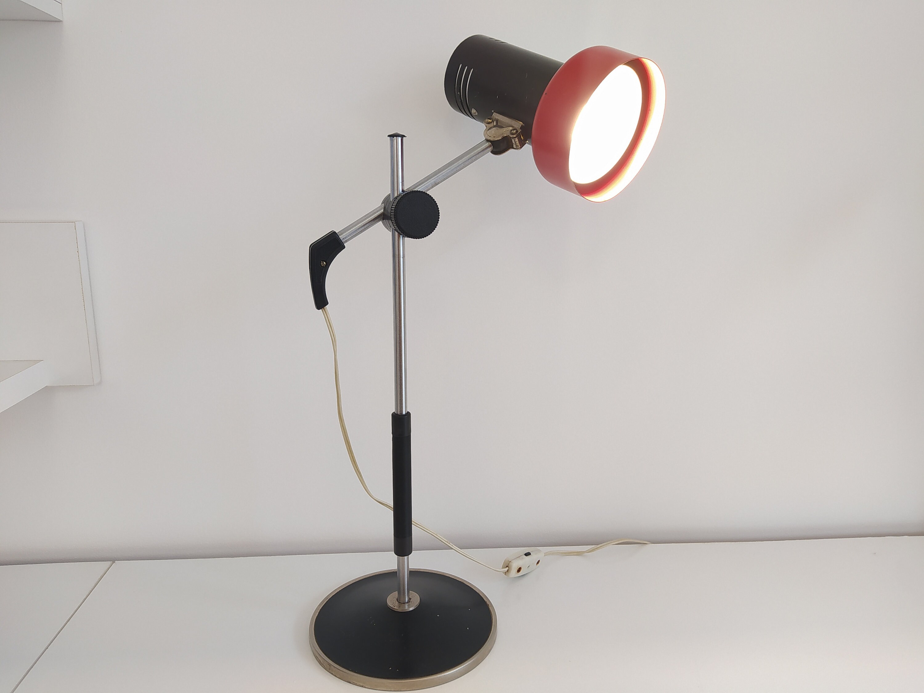 Vintage Mid Century Desk Lamp 1970s / Industrial Table Light | Etsy