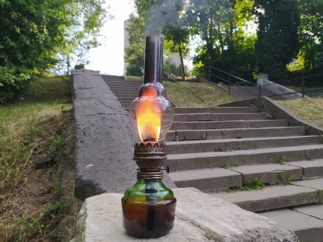 Kerosene Lantern 1960s / Antique Glass Gas Lamp /home Decor - Etsy Ireland