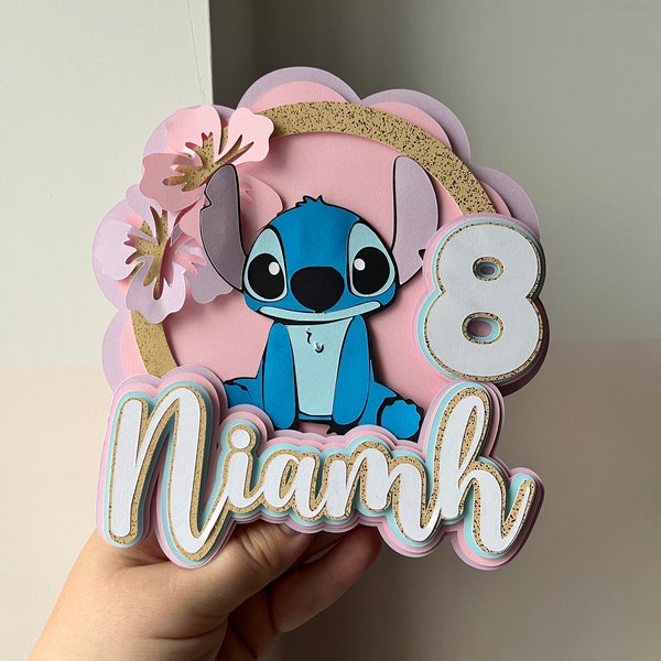 Lilo and Stitch Cake Topper Printable - Etsy