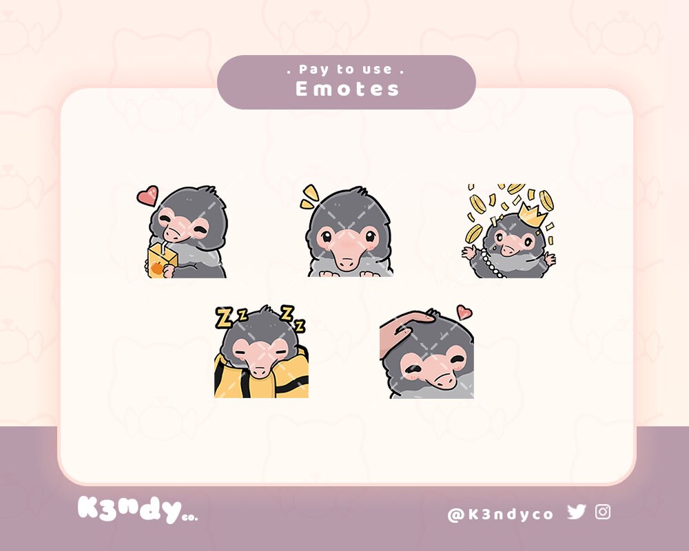 Twitch Emotes Magical Creature Beast Wizard Witch Magical - Etsy