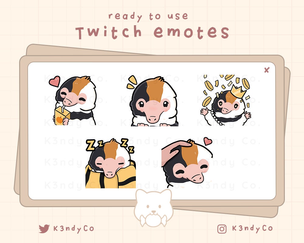 Twitch emotes Magical Creature Beast Wizard Witch Magical | Etsy