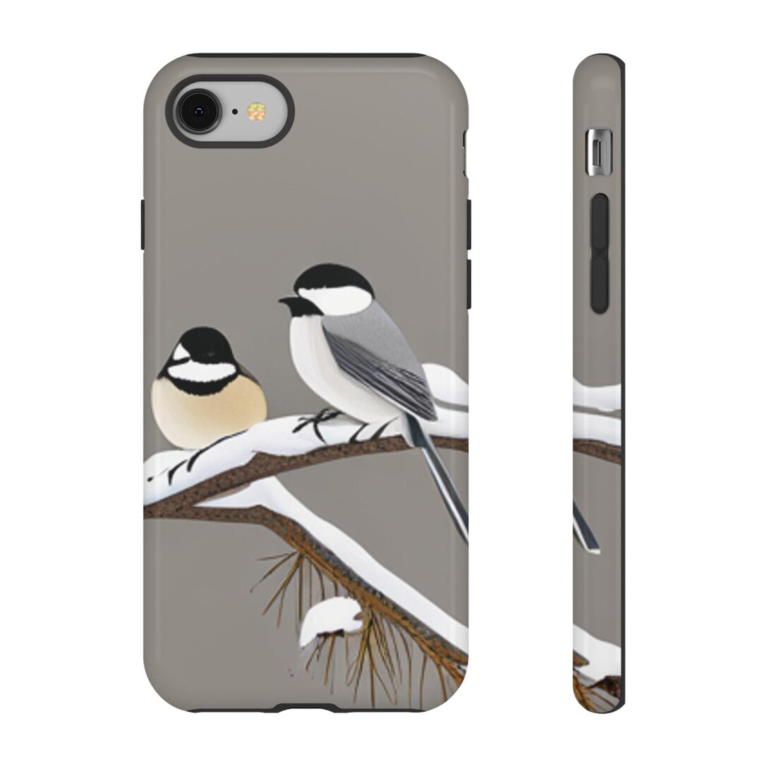 Chickadees Minimalist Design Cell Phone Cases for Iphone, Pixel ...