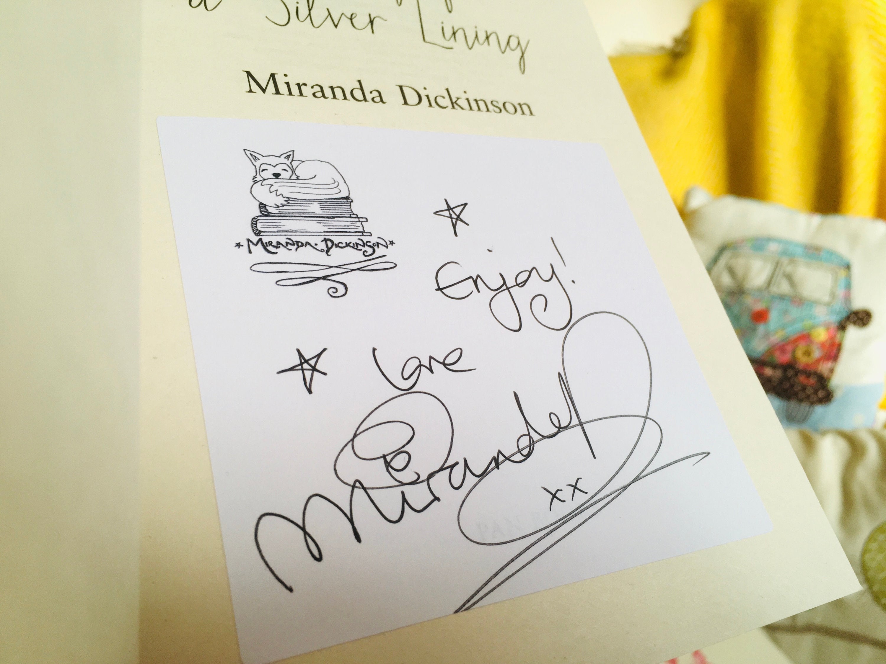 Signed Bookplates PACK OF 10 - Etsy