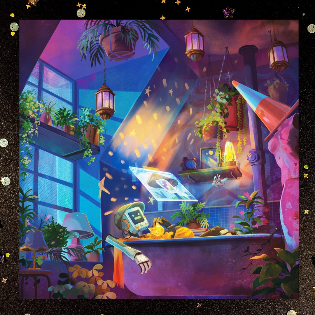 Stray - Clementine's Cozy Corner - Art Print - - Etsy