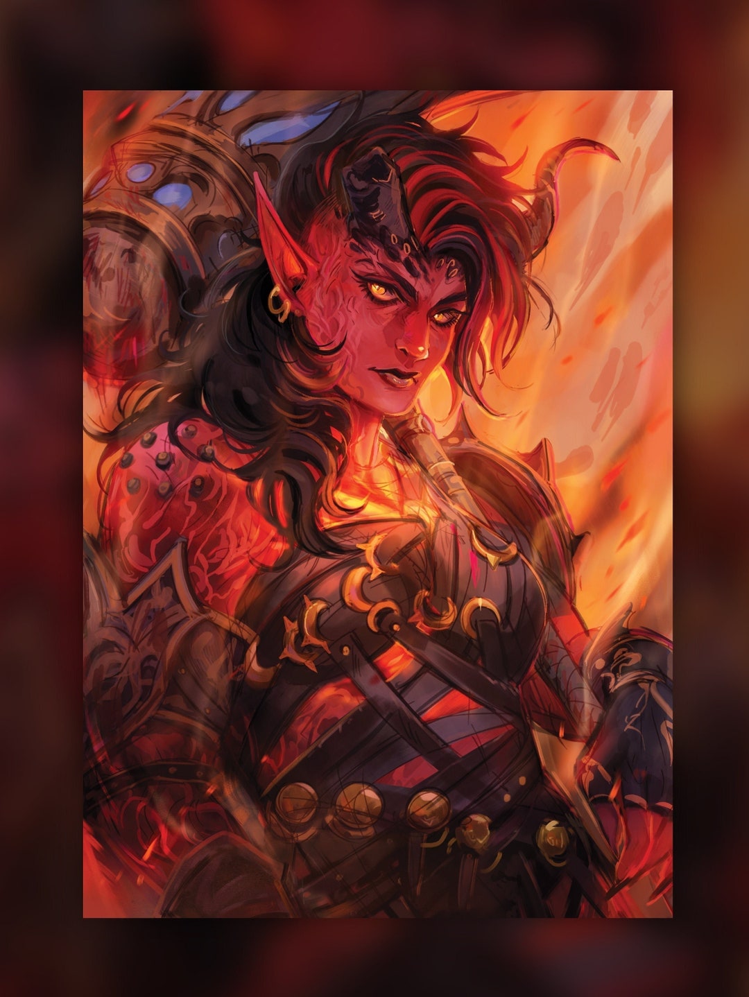 Karlach Fury of Avernus Baldur's Gate 3 BG3 Print - Etsy