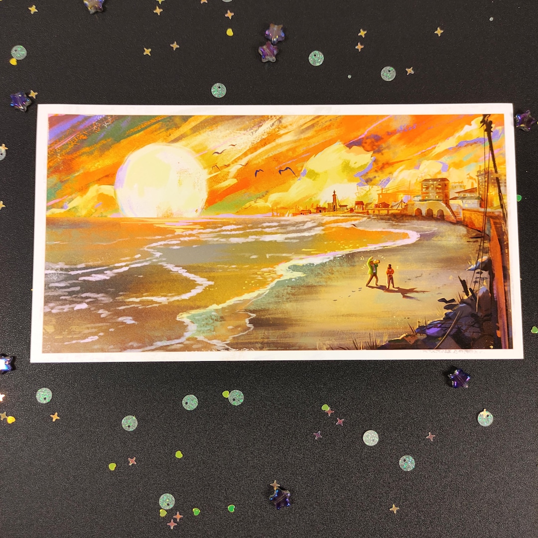 Martinaise Postcard Ft. Kim and Harry - DISCO ELYSIUM - - Etsy