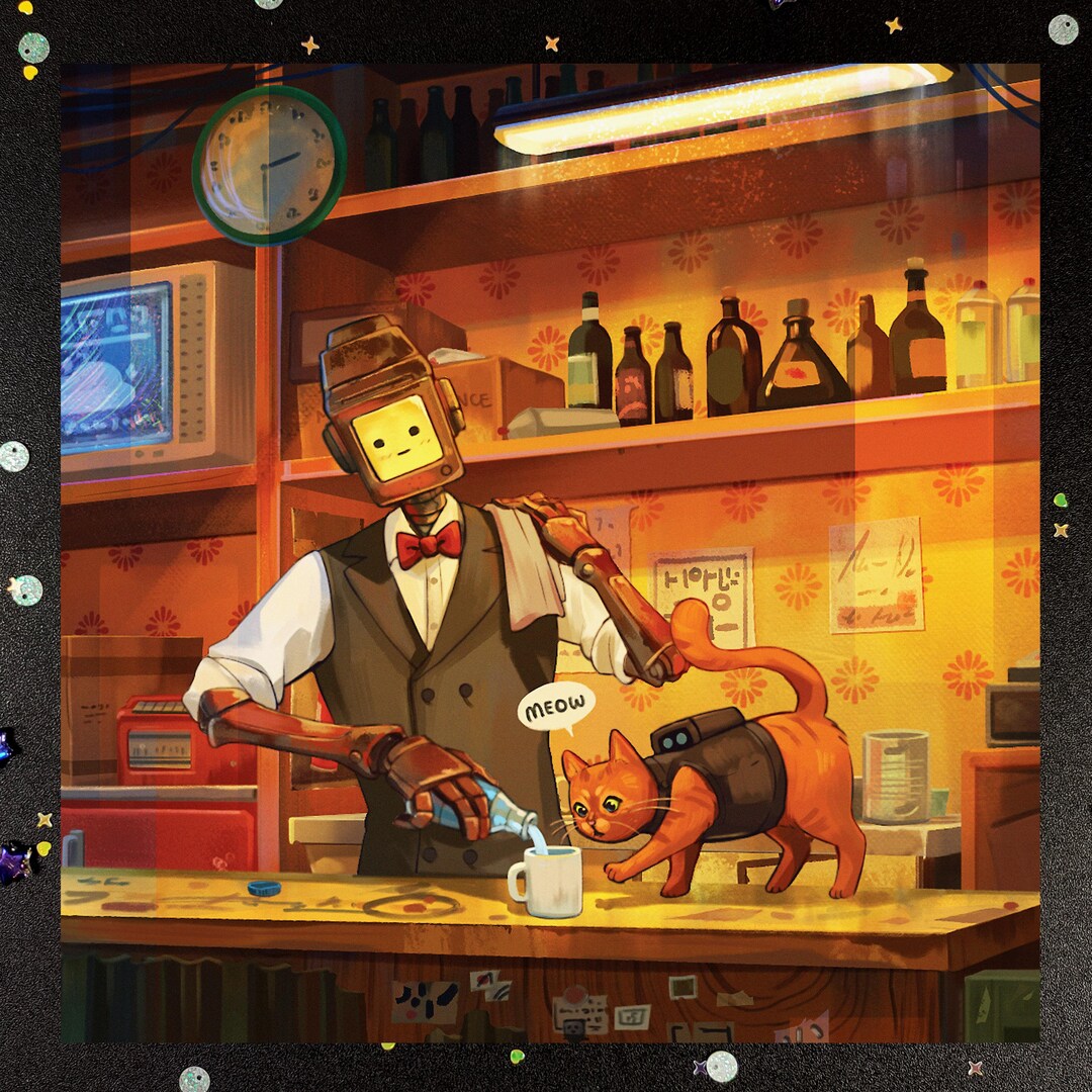 Stray - Jacob Press X to Drink - Art Print - - Etsy