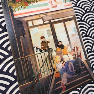 Dungeon Meshi Art Print - Midnight Convenient Store Modern AU - Etsy