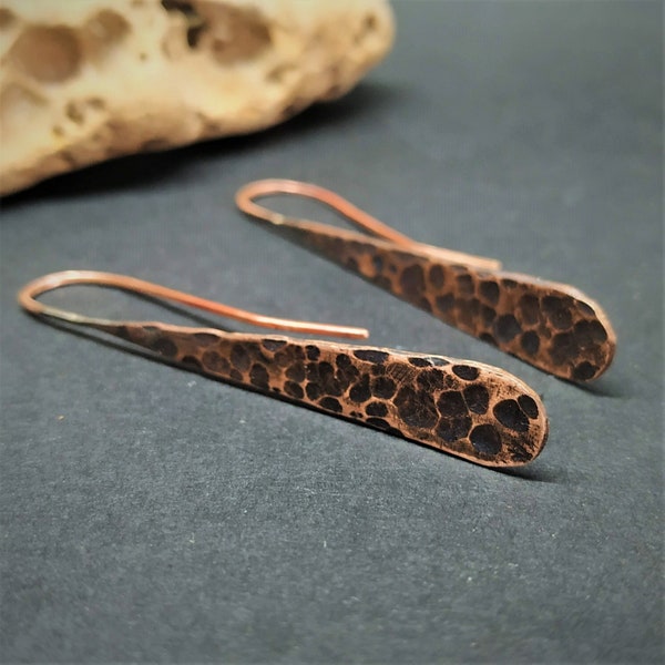 Copper Earrings - Etsy