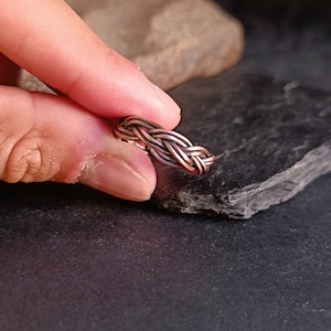 Ring Copper Jewelry, Copper Wire Wrap Ring, Anniversary Gift, Gift for ...