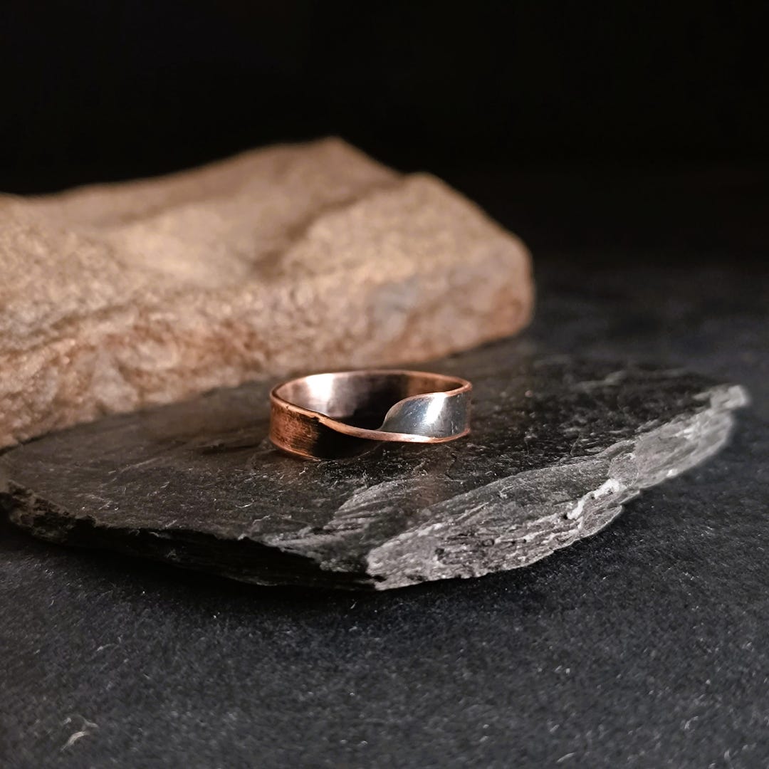 Copper Mobius Ring, Pure Copper Ring, Rustic Style, Mother's Day Gift ...