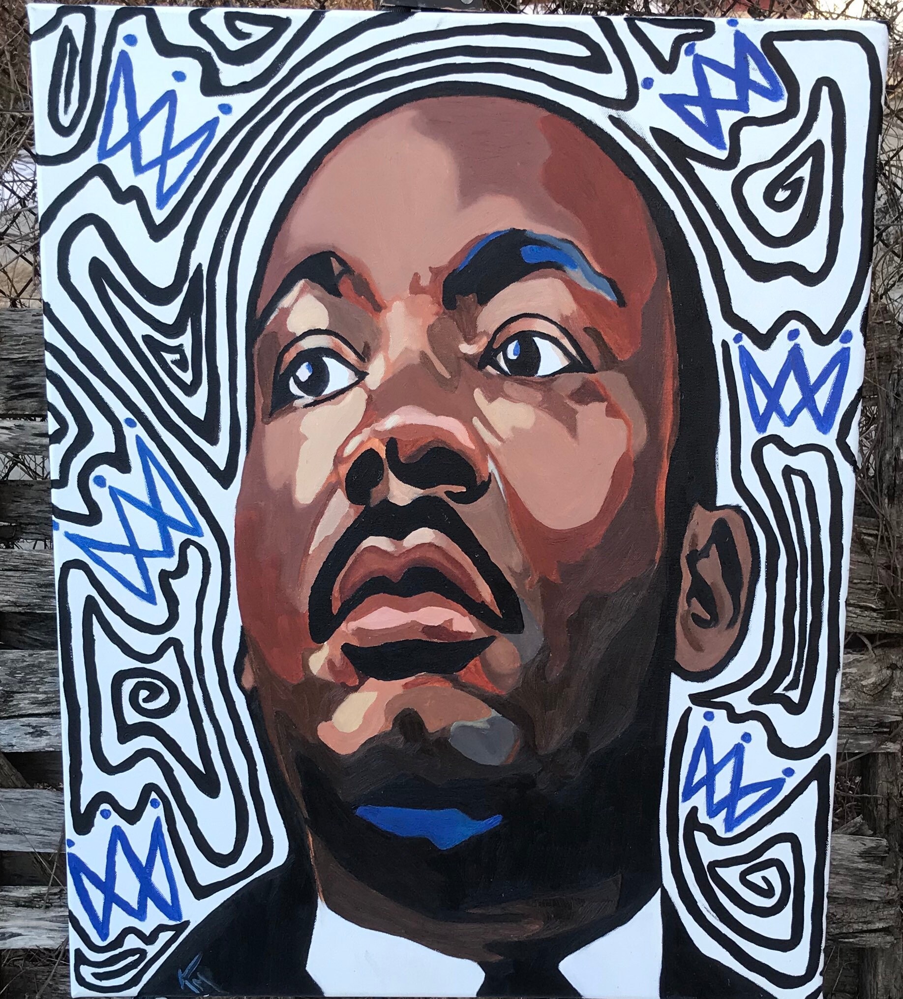 Martin Luther King Jr. Oil Painting Canvas Art | Martin Luther King ...