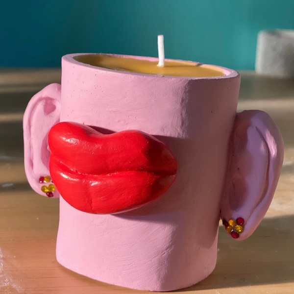 Ceramic Candle - Etsy