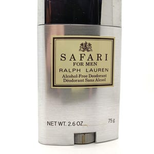 Ralph Lauren Safari For Men Deo Stick Deodorant Vintage Sealed Etsy 1746