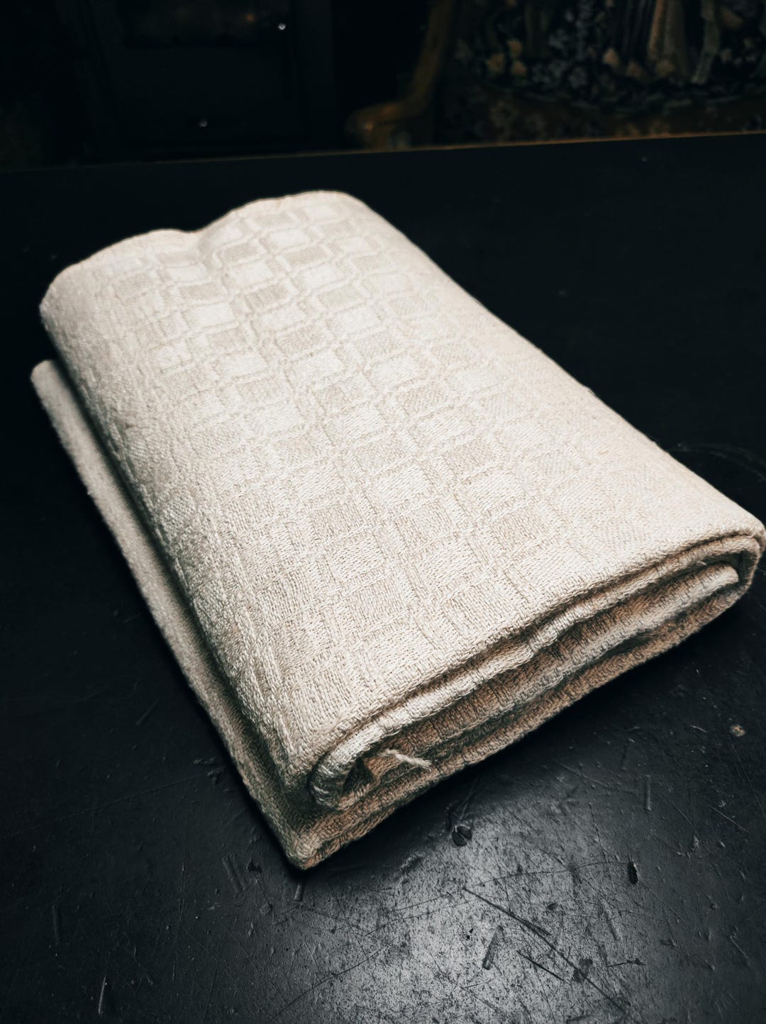 Antique Linen Fabric Heavy Weight Authentic Quality Natural Linen ...