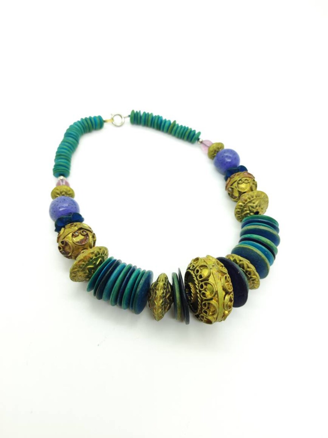 Vintage Filigree Hand-forged Leg Bone Necklace 1980s Necklace - Etsy