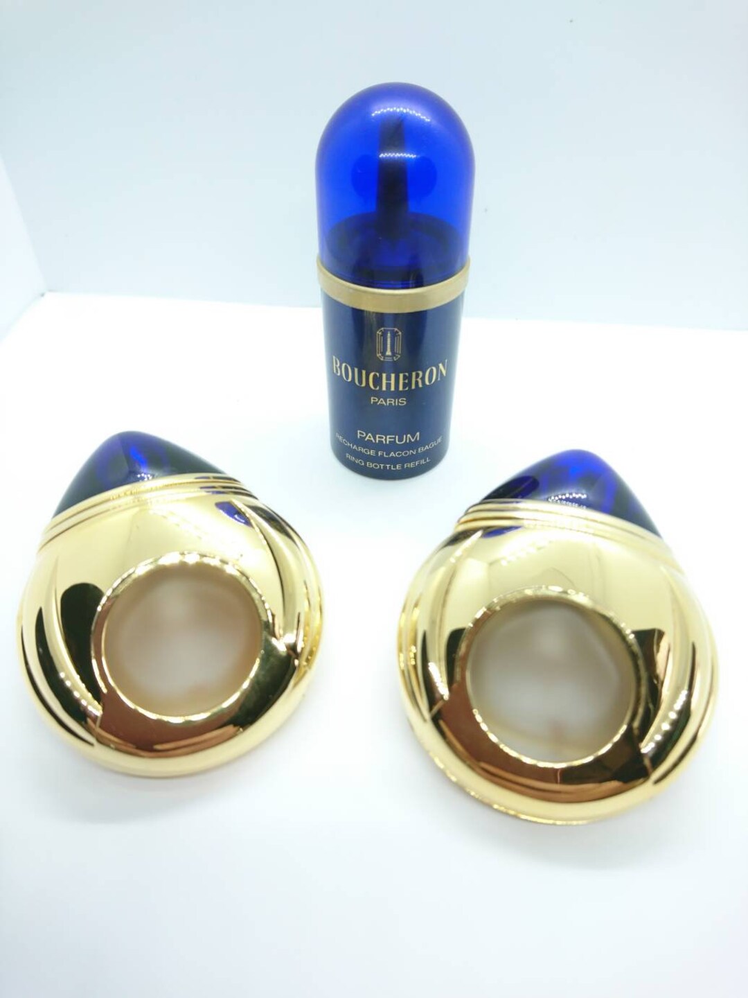 1990s Boucheron 2x Perfume Atomizer 15ml Perfume Refill Ring Bottle ...