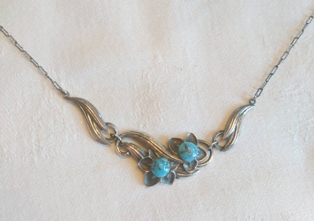 Art Decò Chain Around 1930 Signed Müller Berlin Collier - Etsy