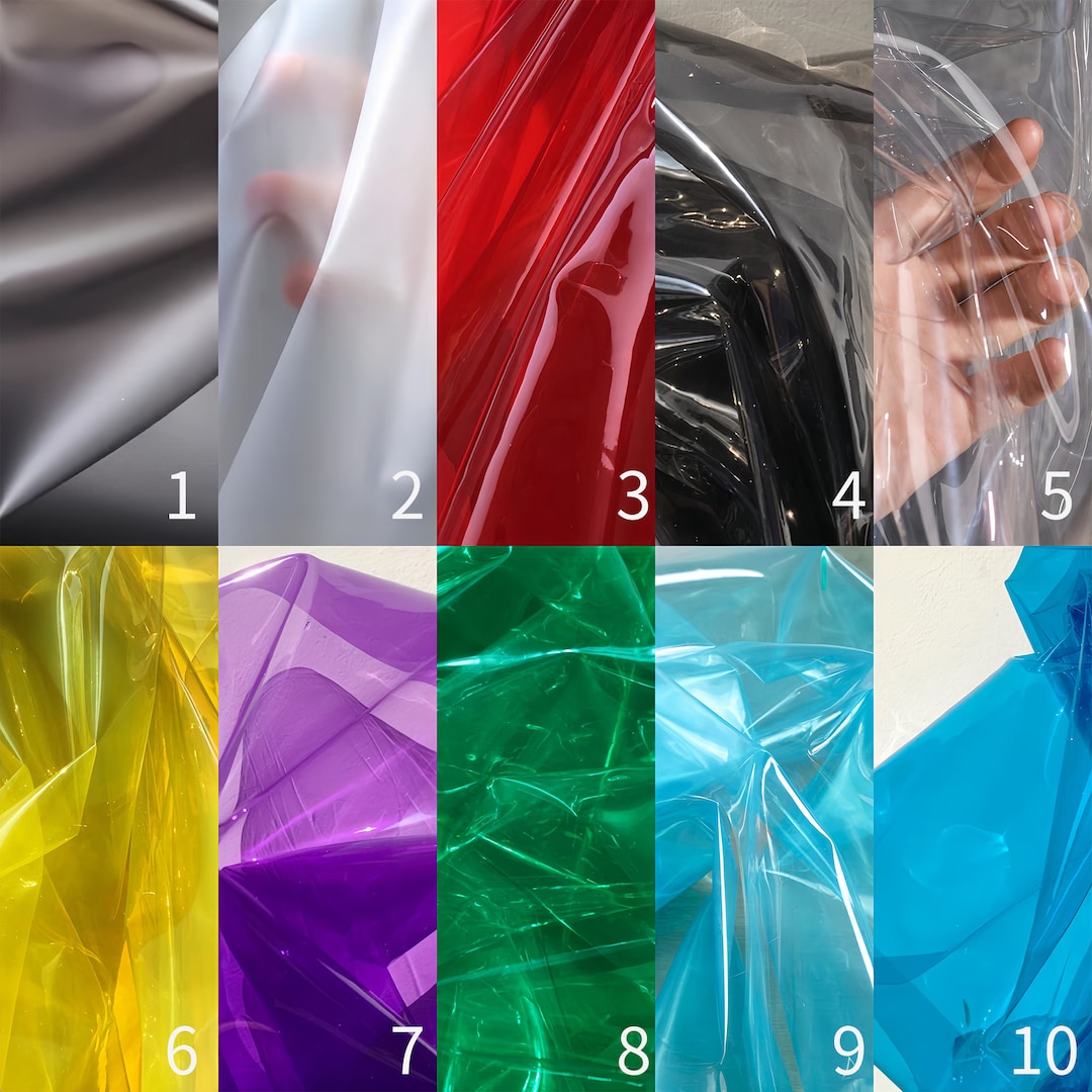 Transparent TPU/PVC Fabric Liquid Film Waterproof Material for Bags ...