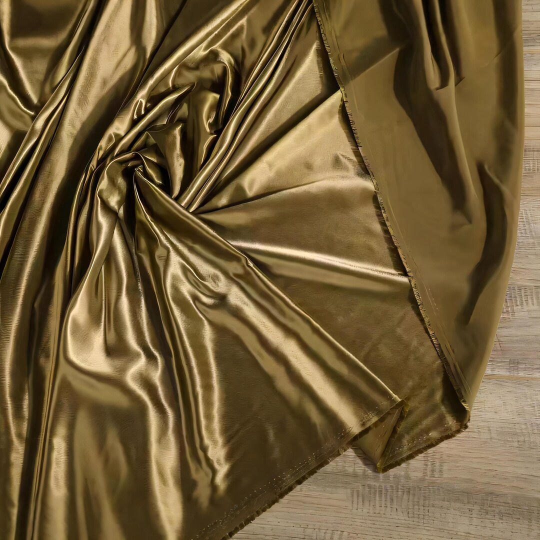 Liquid Mirror Satin Fabric - Nano-gloss Silkfor Cheongsam & Stage Decor ...