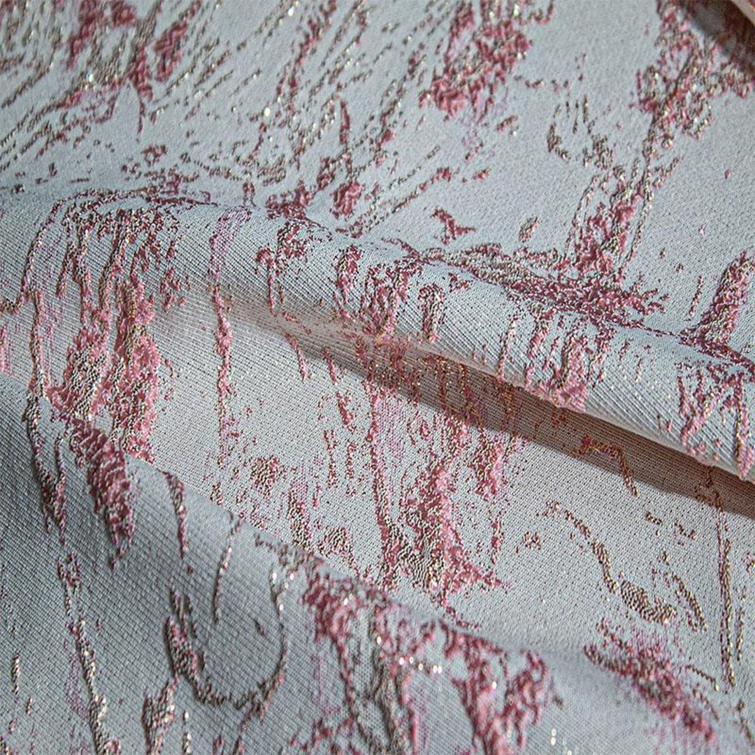 Embossed Metallic Brocade - Baroque Decor Fabric / Royal Cape Textile ...