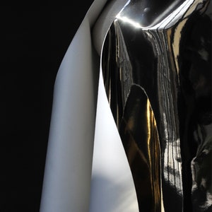 Mirror Reflective Faux Leather Fabric-smooth Mirror Space Suit - Etsy