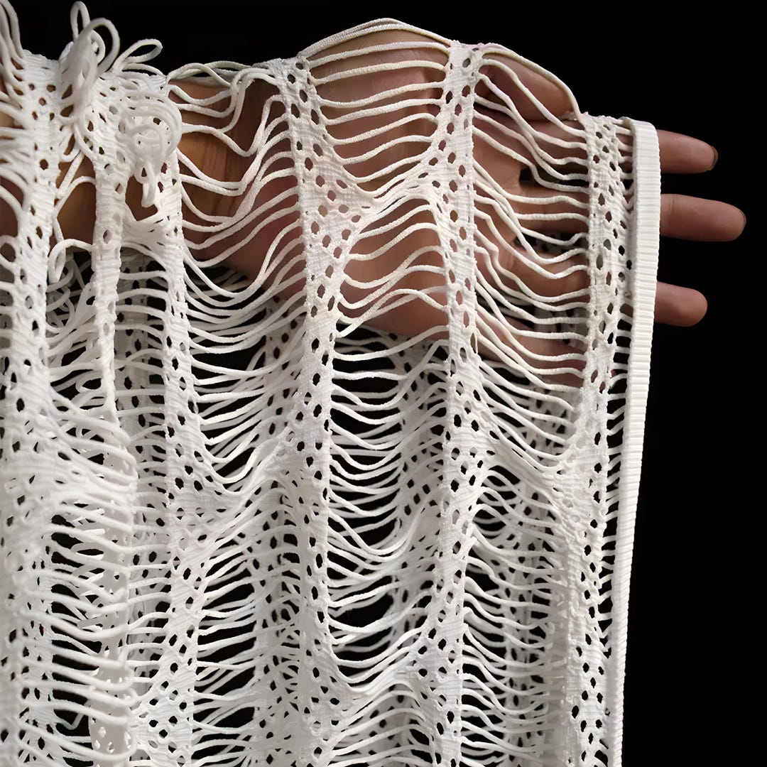 3D Knitted Mesh Fabric for Cyberpunk Costumes | Holographic ...