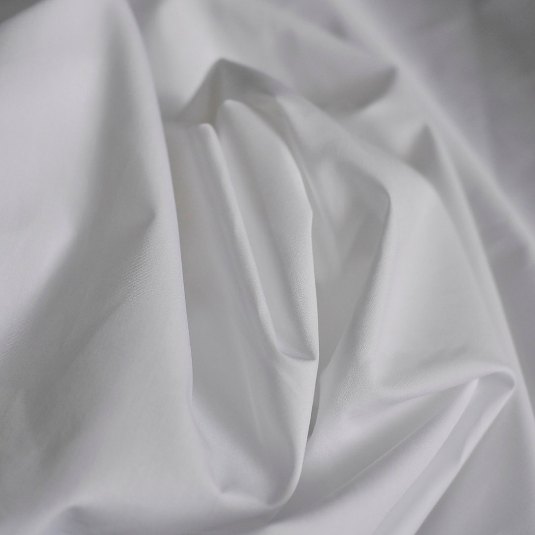 Cotton Men's White Shirt Fabric Soft and Durable Cotton Business ...