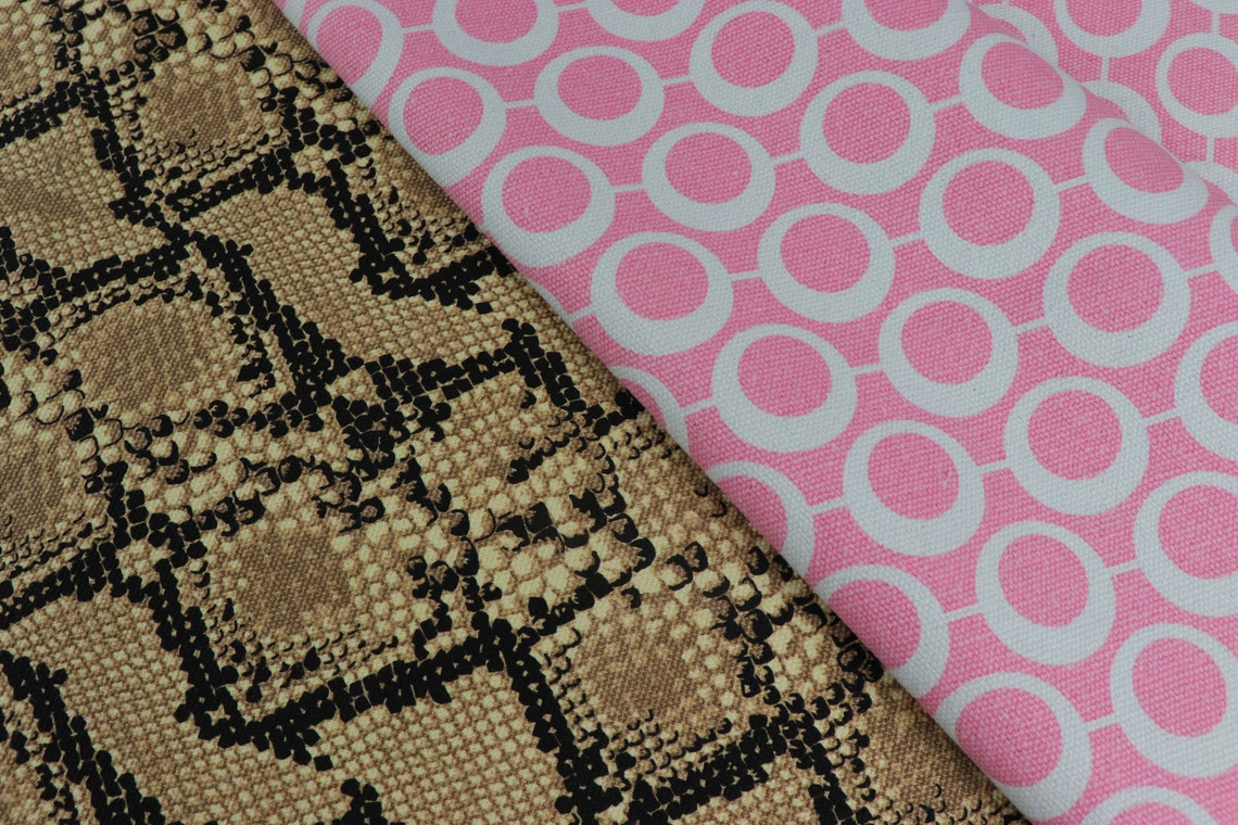 Snake Print Fabric Printed Cotton Fabric Snake Skin Animal - Etsy UK
