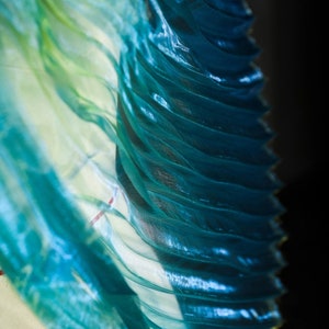 Elegant Ocean Blue Mermaid Sheen Tulle for Wedding Decor & DIY Dresses ...