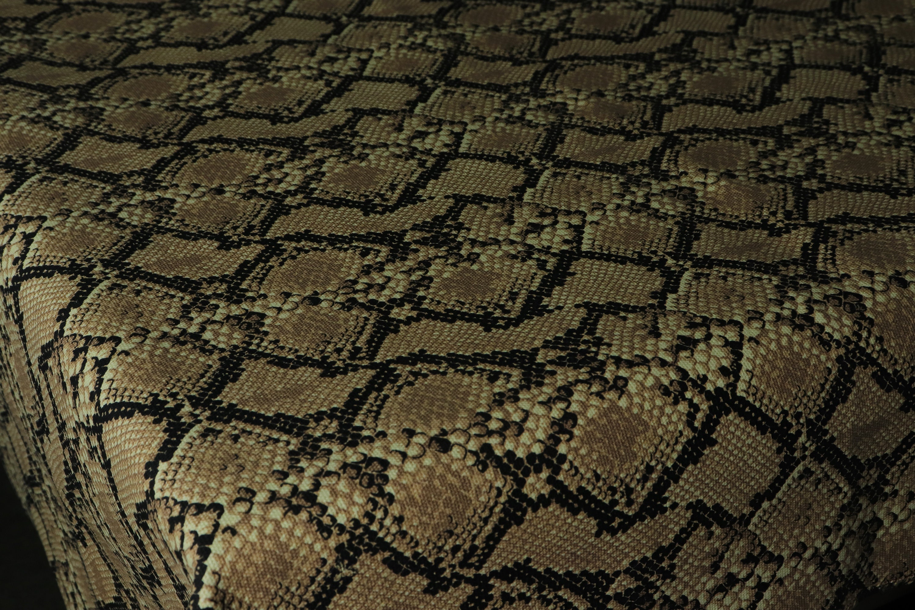 Snake Print Fabric Printed Cotton Fabric Snake Skin Animal - Etsy UK