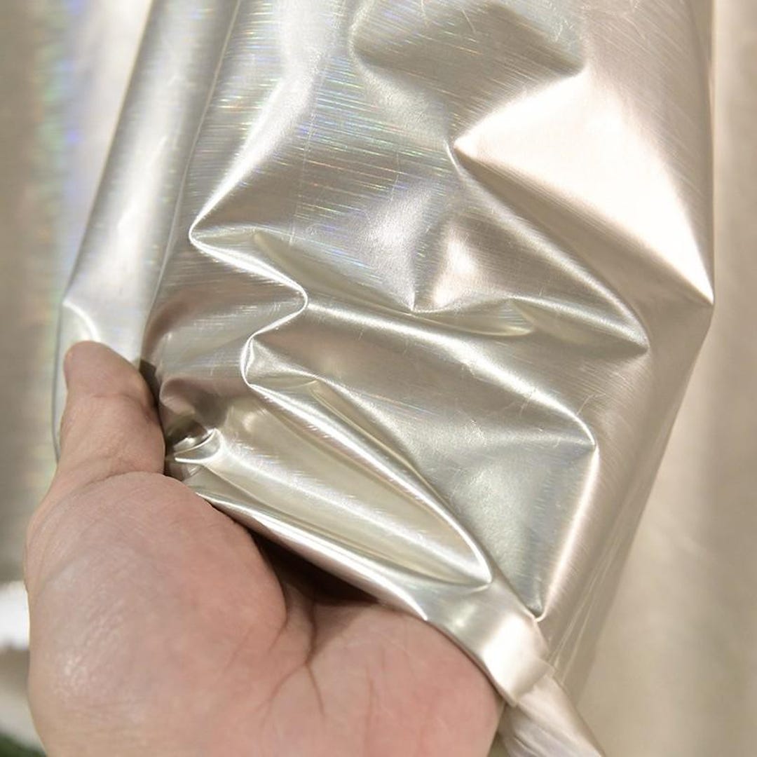 Futuristic Metallic Jacket | Rave Wear With Laser-iridescent Reflective ...