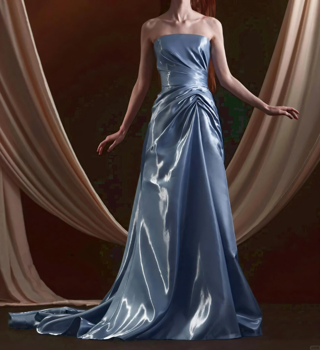 Liquid Lame Satin for Celestial Robes & Phantom Armor, Futuristic ...