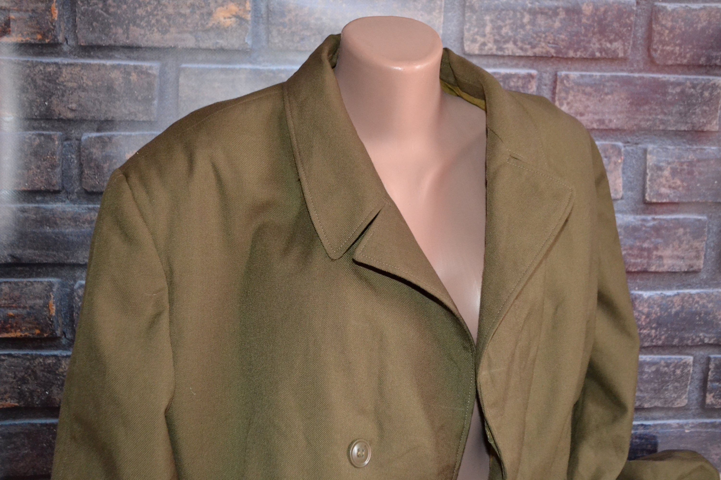 Military Jacket Russian Soldier's Overcoat Winter Soviet Coat Army USSR ...