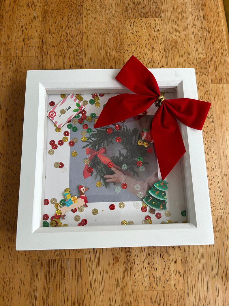 Christmas Shadow Box Frame - Etsy